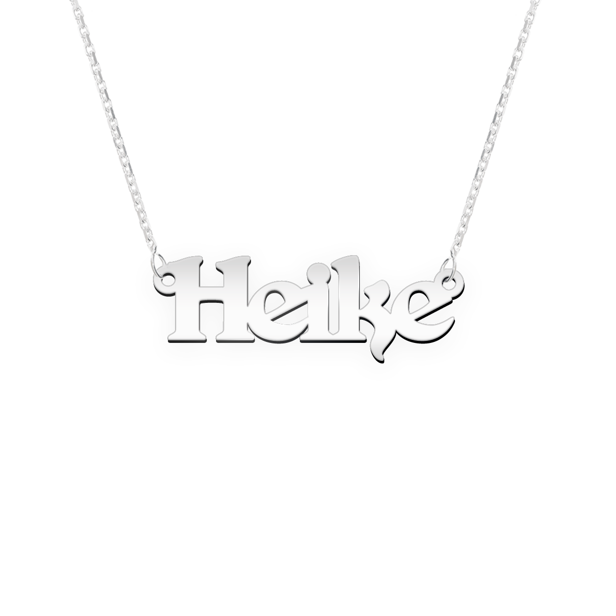 Namenskette Schriftart "Heike" – Namens-Ketten