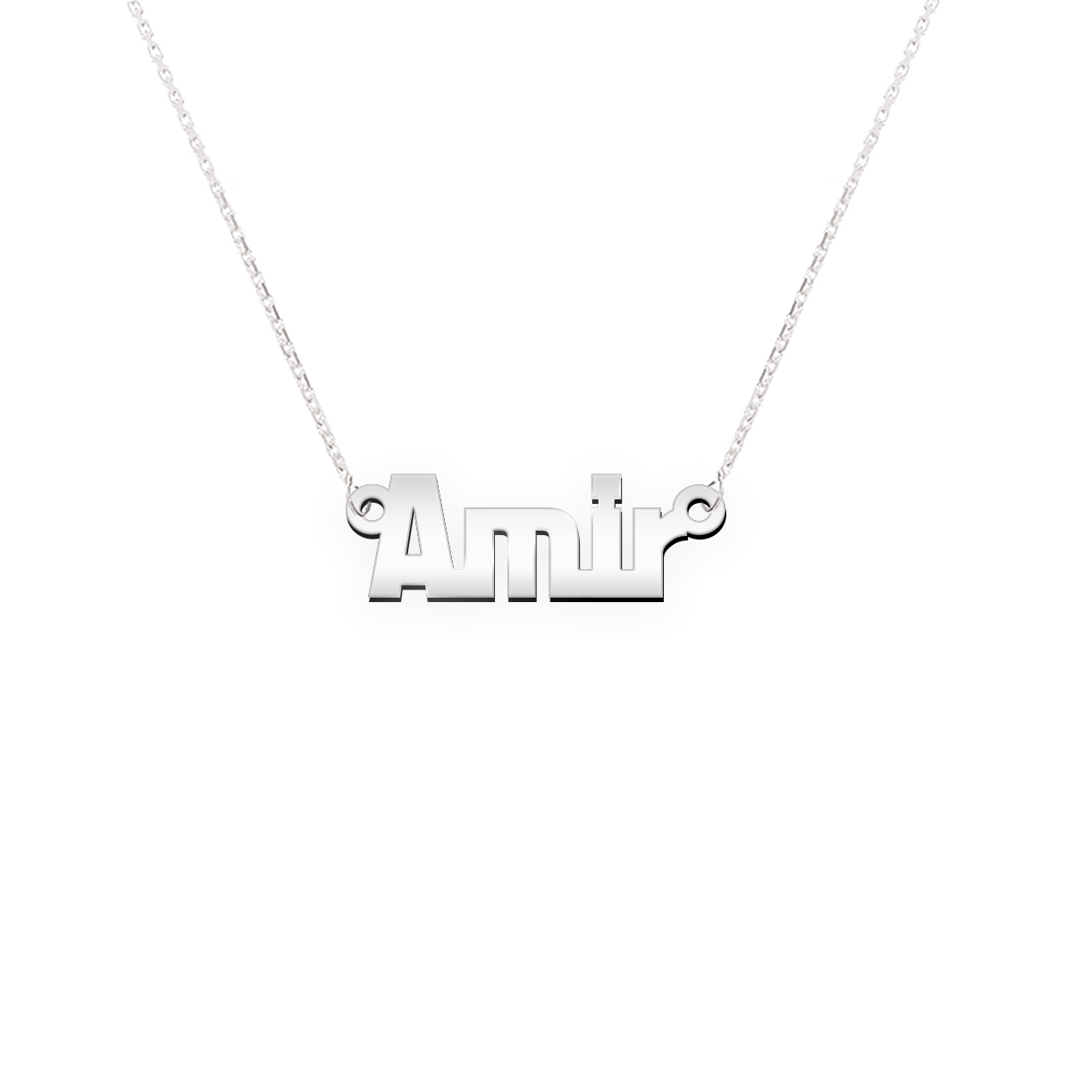 Namenskette Schriftart "Amir" – Namens-Ketten