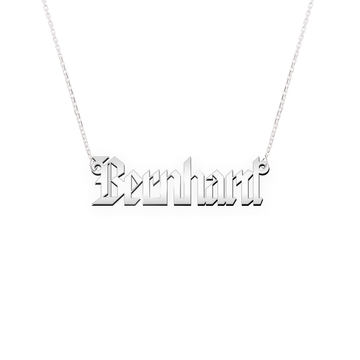 Namenskette Schriftart "Bernhard" – Namens-Ketten