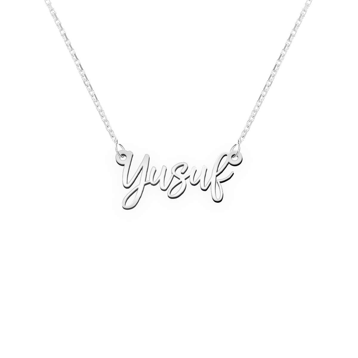 Namenskette Schriftart "Yusuf" – Namens-Ketten